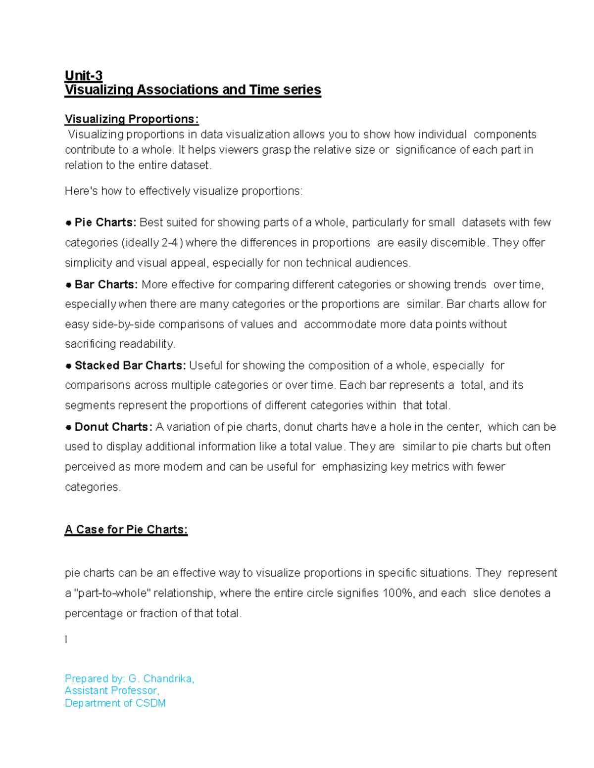 Visualizing Proportions and Associations in Data (DV Unit 3 Notes ...