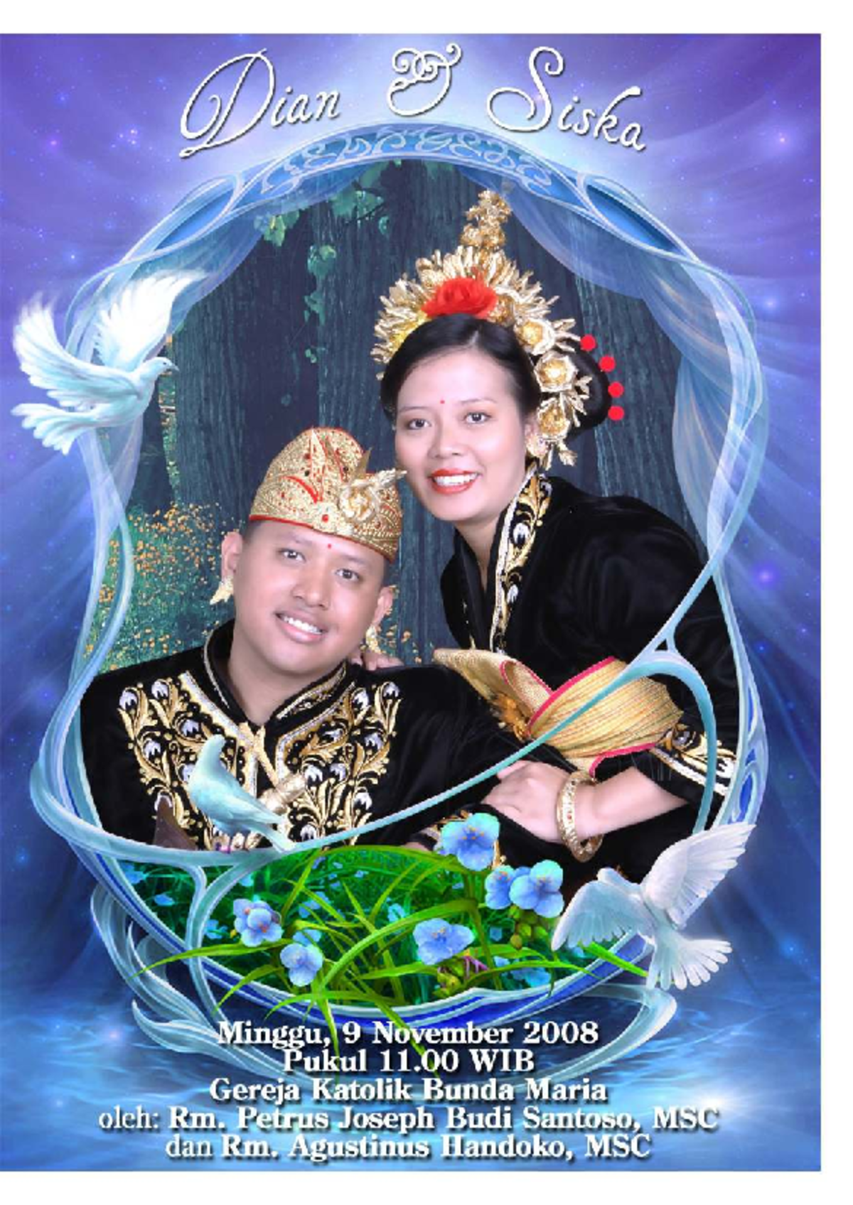 Booklet Misa Pernikahan Dian Siska dan Bonifasius Dian Suprianto - Studocu