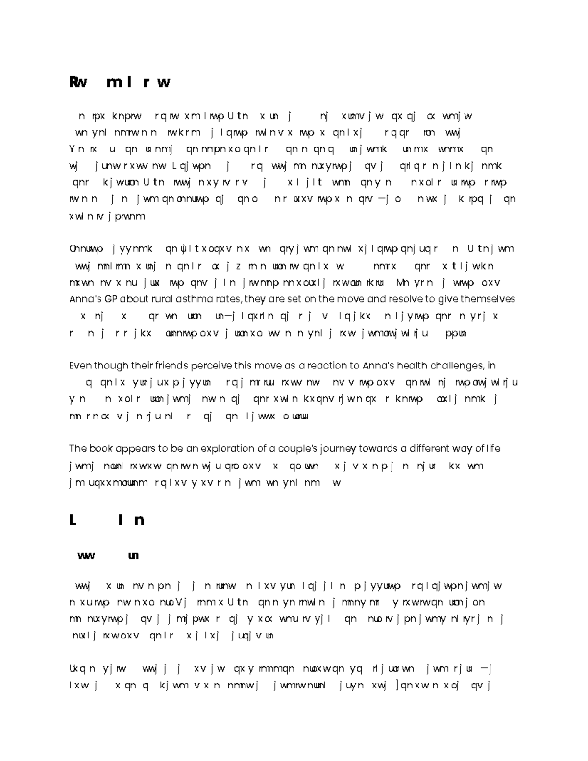 Vertigo Analysis: Exploring Identity and Wellbeing in Amanda Lohrey's ...