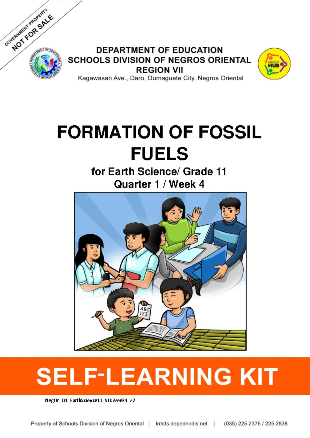 Earth Science 11 Q1W4: Understanding Fossil Fuel Formation - Studocu