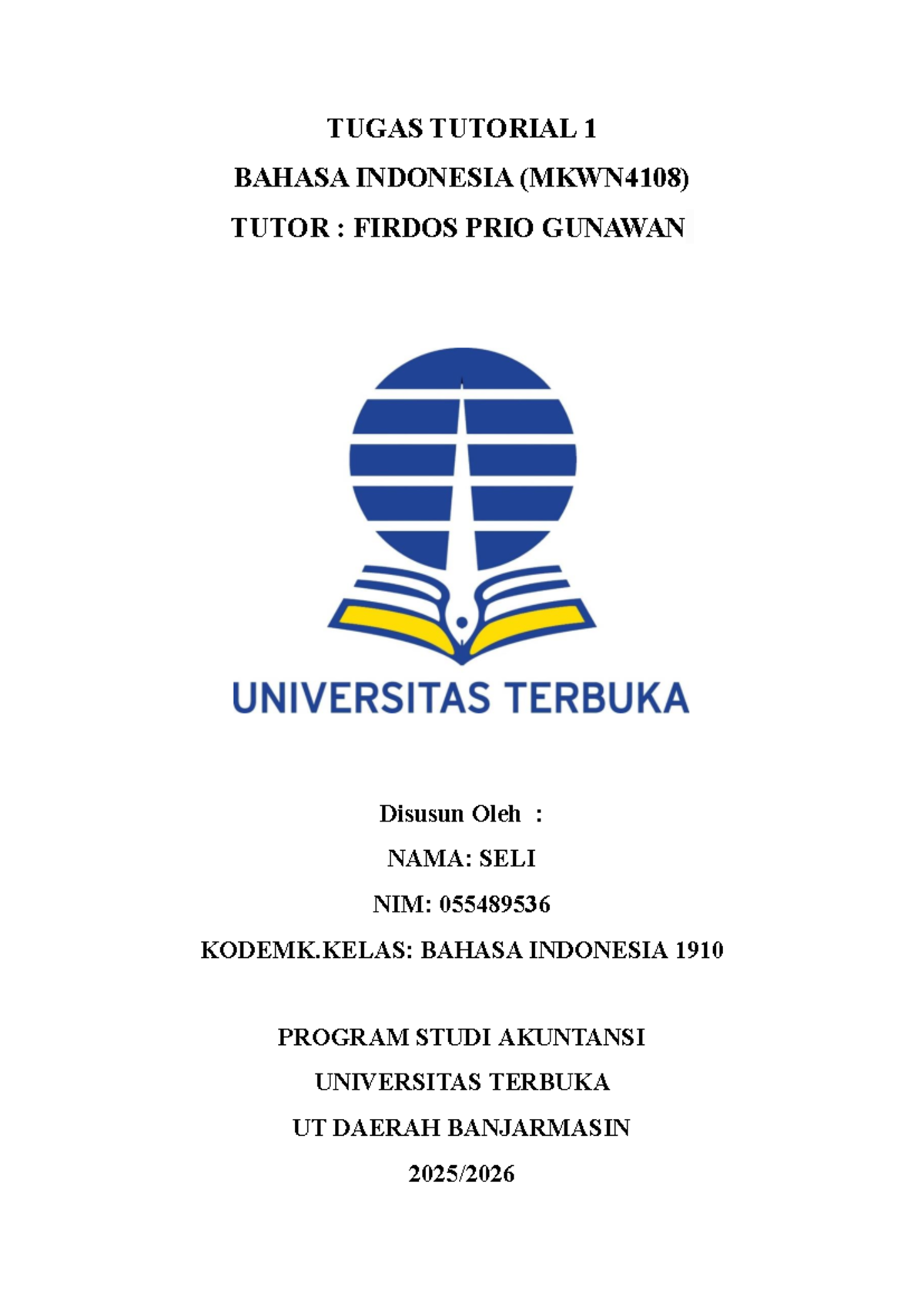 Tugas Tutorial 1 Bahasa Indonesia (MKWN4108) - Belajar dari Putri Malu ...