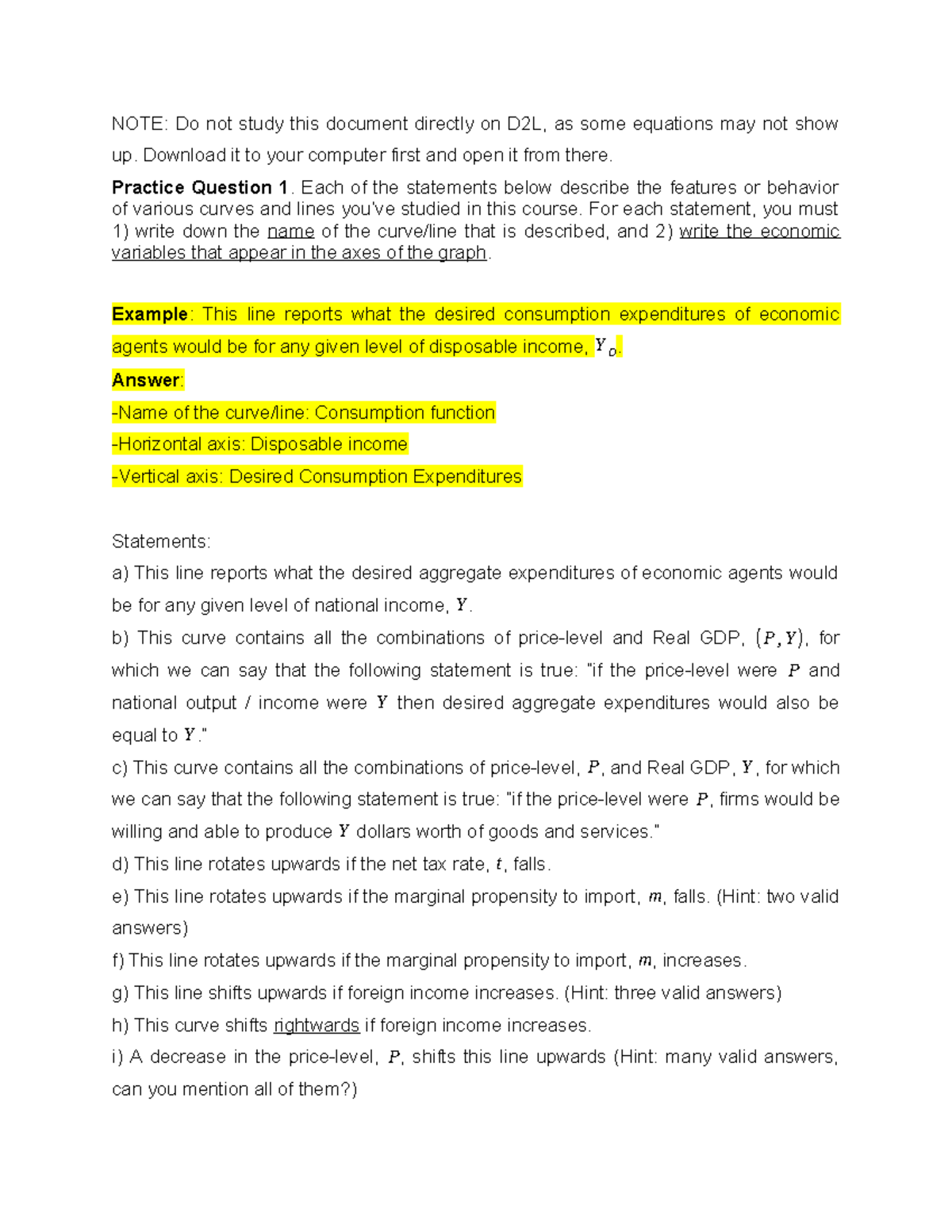 W26 Final Exam Practice Questions and Problems - Studocu