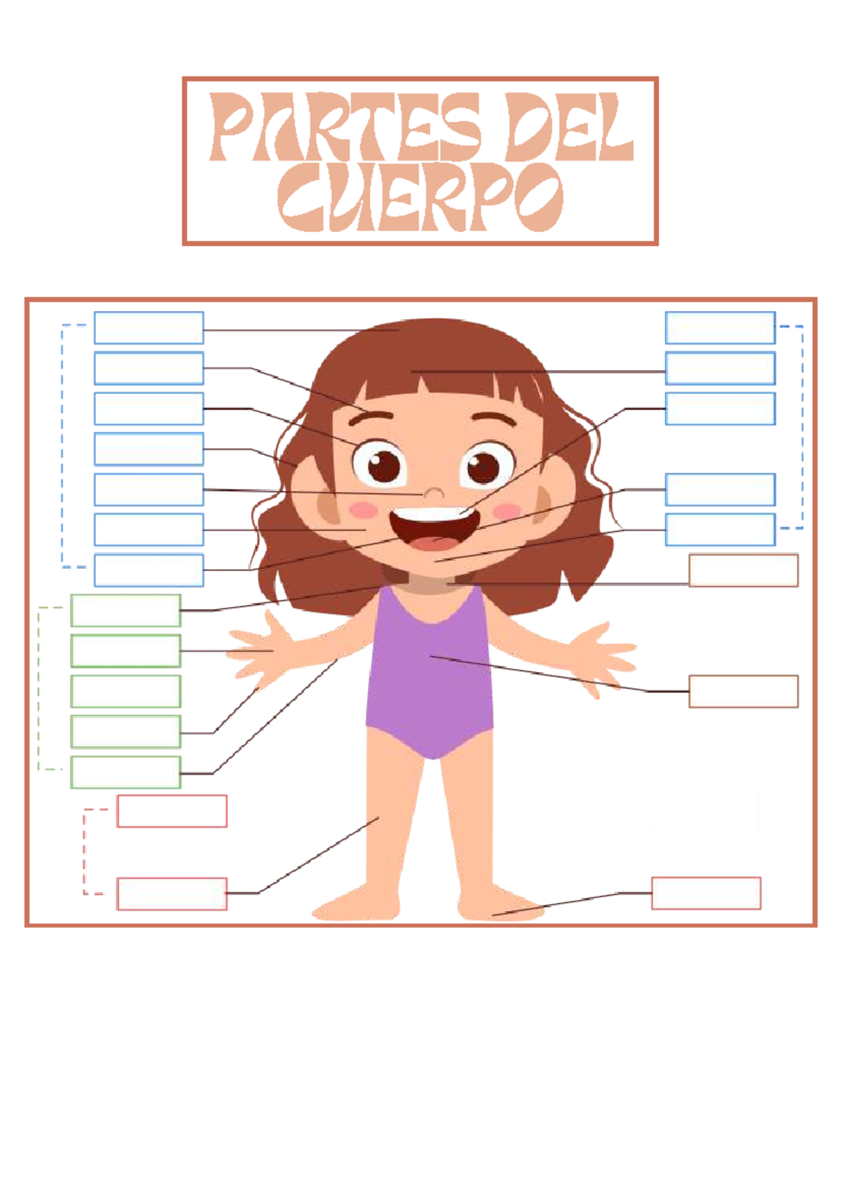 Vocabulary Body Parts Worksheet (Course Code: 2025) - Studocu