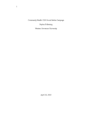 C229 V6 REG Time Log Template - WGU Community Health Field Experience ...