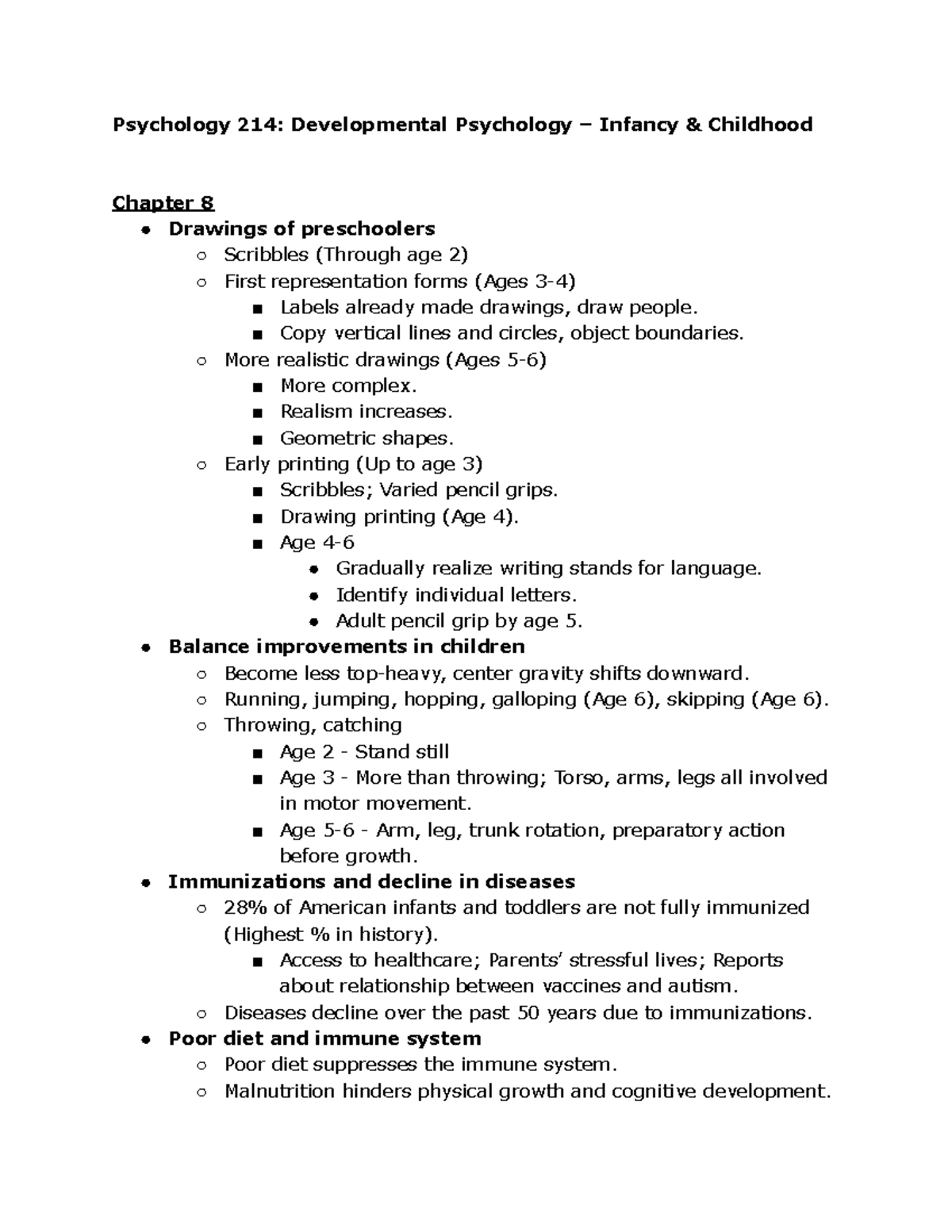 PSYCH 214 - Study Guide for Developmental Psychology Exam - Studocu