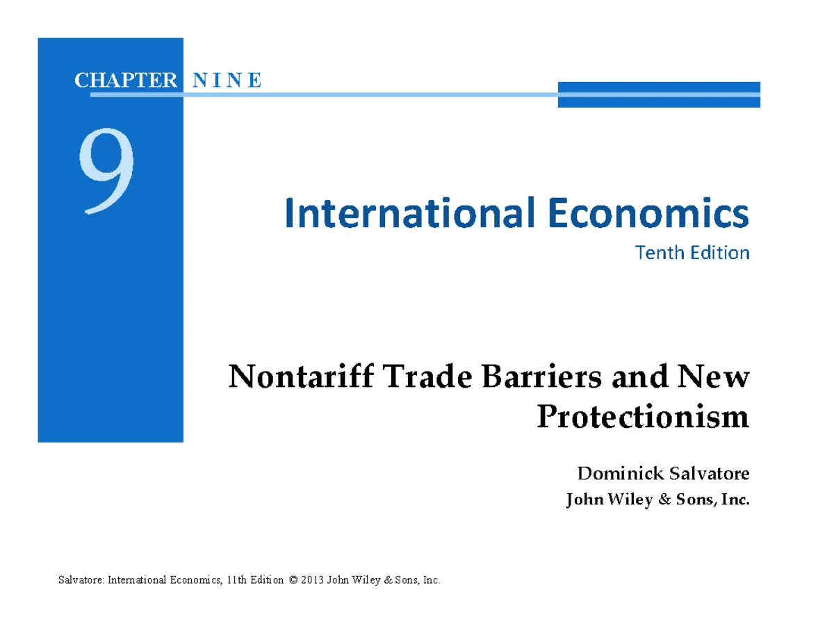 Ch16 - Price Adjustment Mechanism in Int'l Economics - Studocu