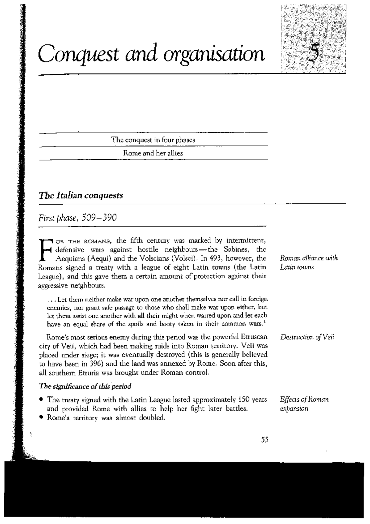 Final Exam Study Guide: Conquest of Italy in Ancient Rome (XYZ123 ...