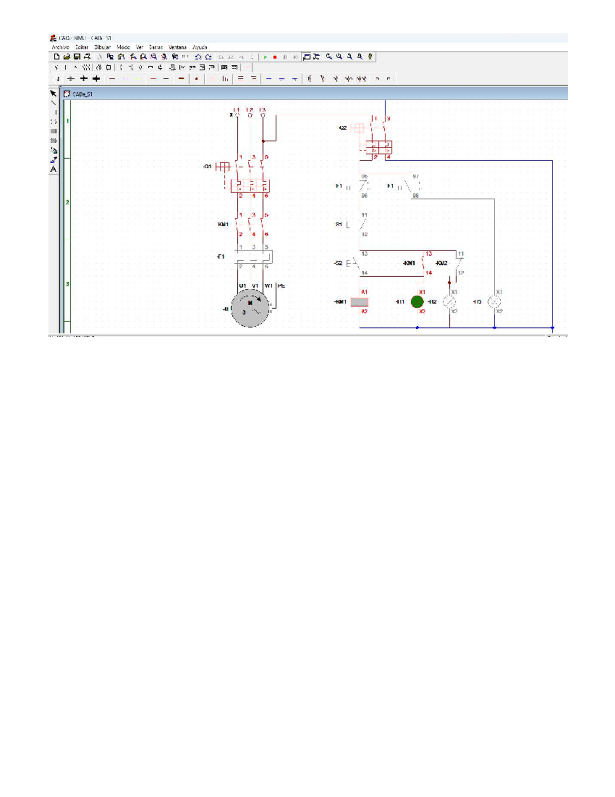CADe_S1 Final Exam: Arranque Directo de Motor Trifásico - Studocu