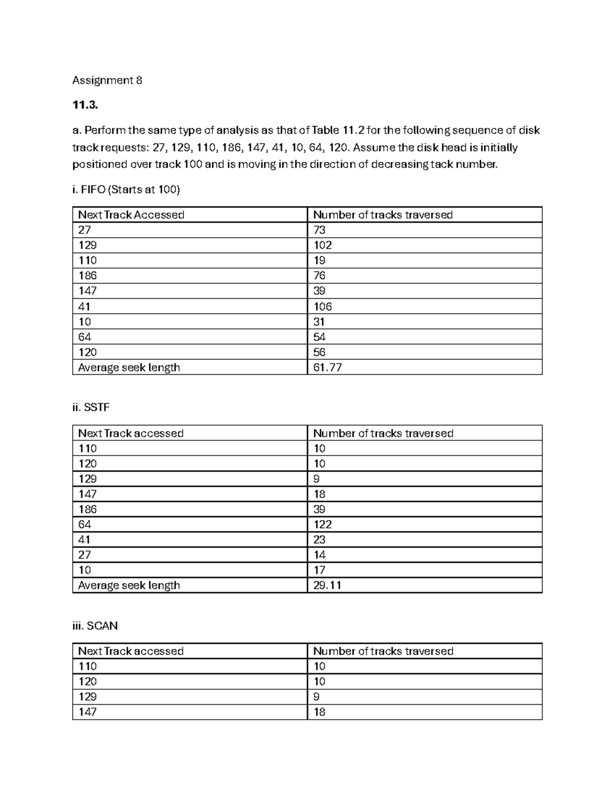Assignment-8 - asdfasdfasdf - Assignment 8 11. a. Perform the same type of analysis as that of ...