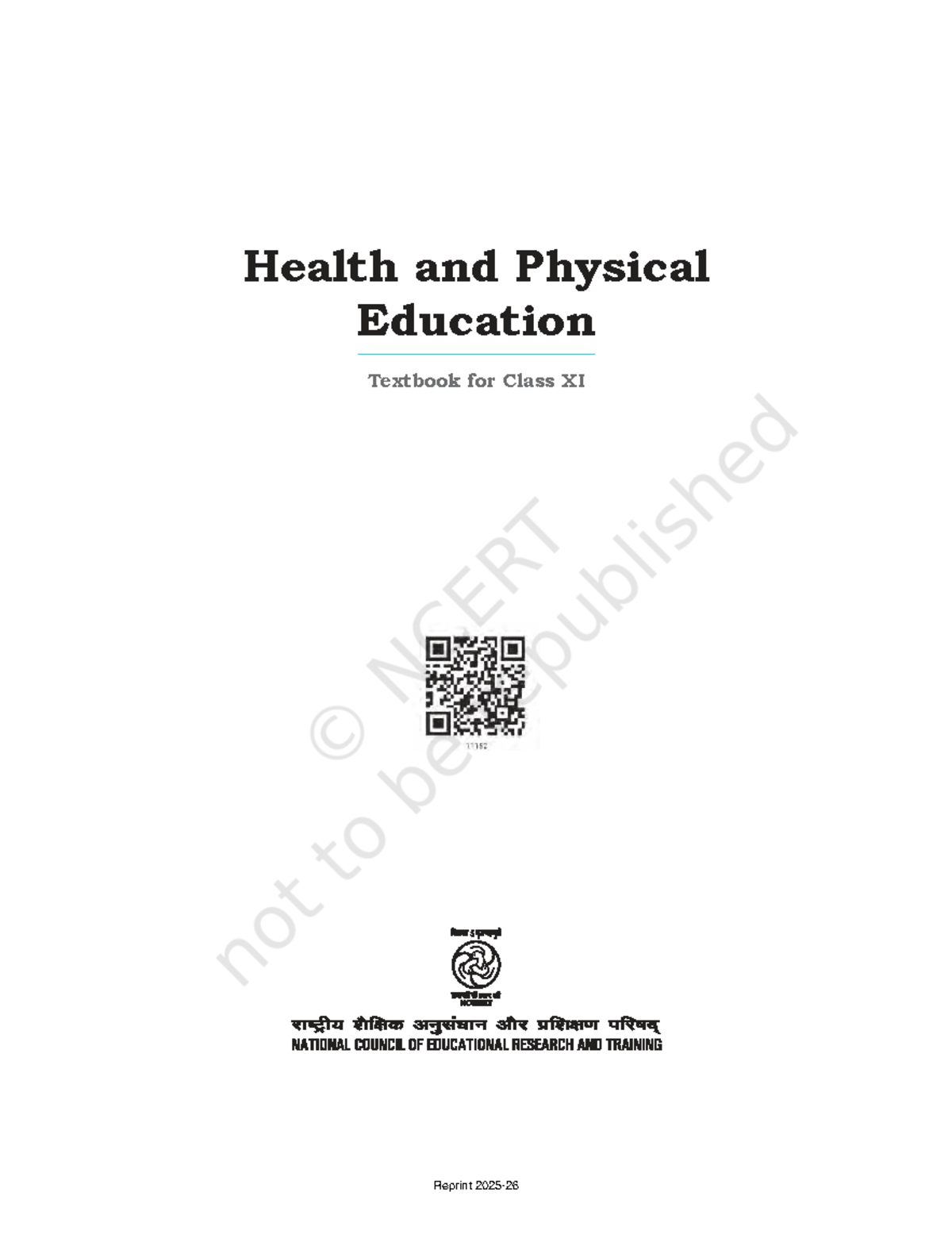 Health and Physical Education Class XI Textbook Overview - Studocu