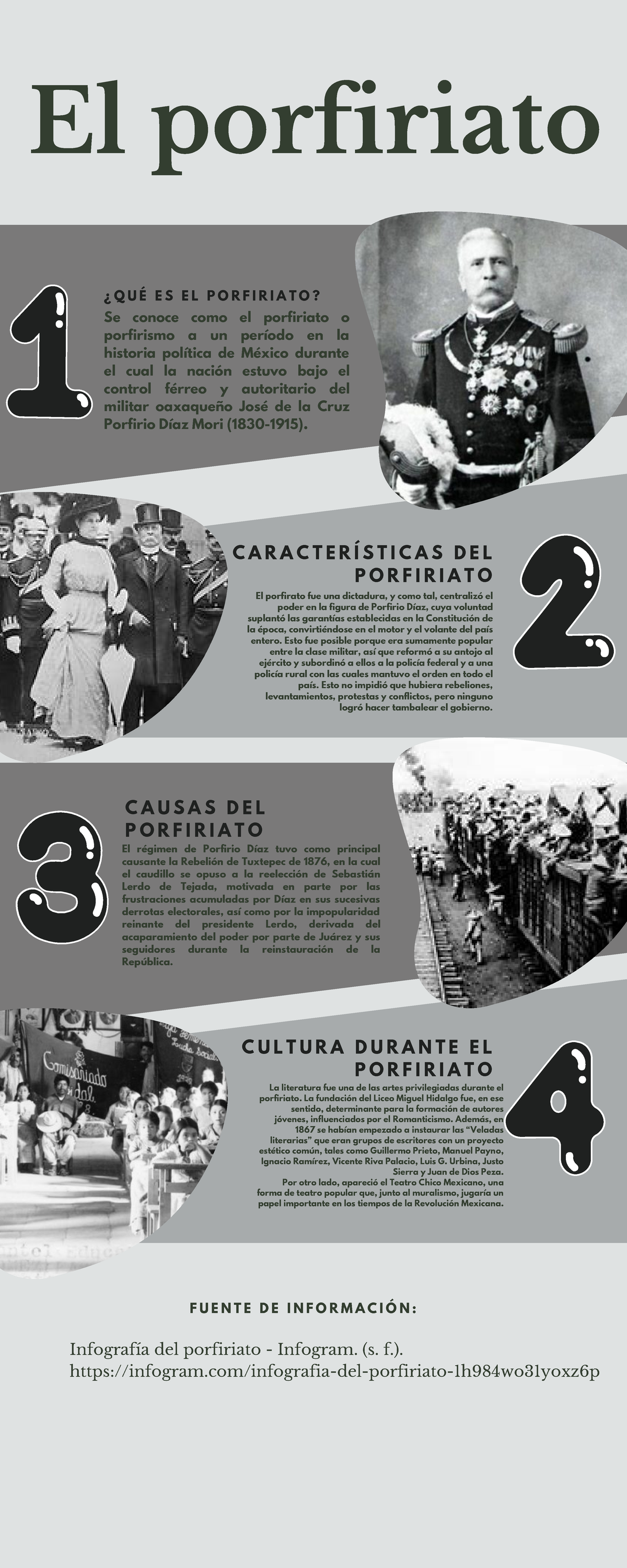 El Porfiriato Caracteristicas Porfiriato Characteristics - Educational ...