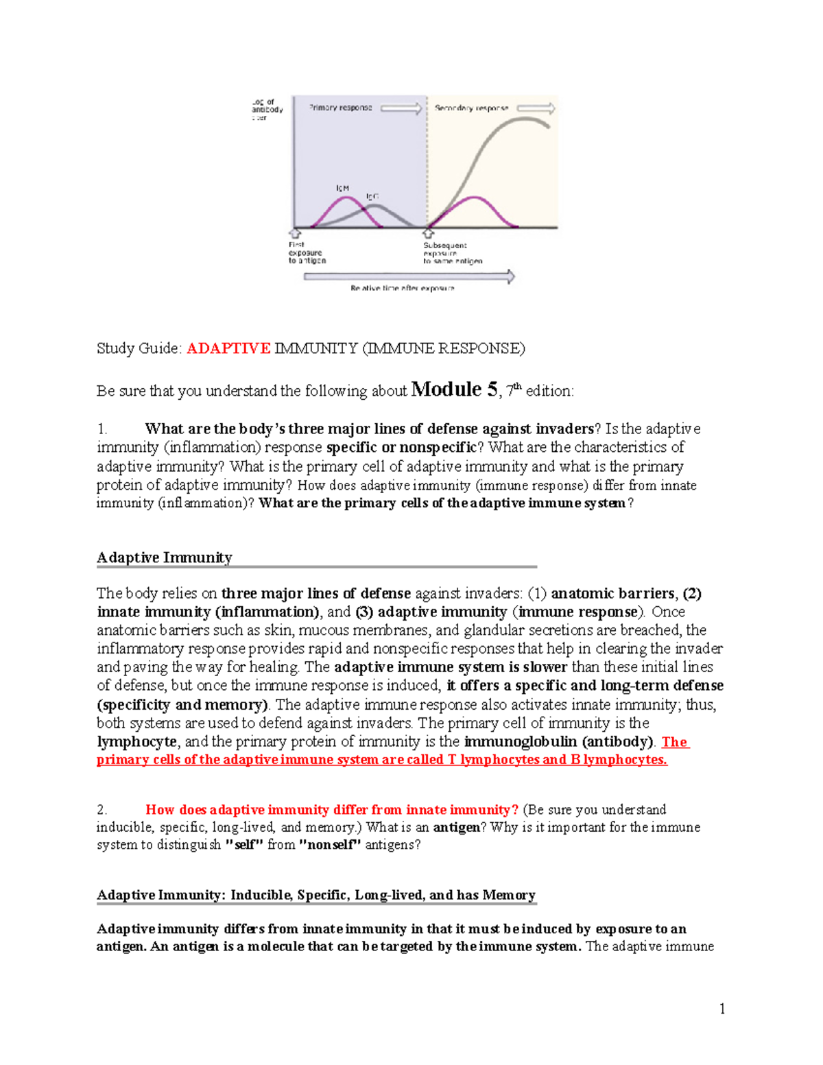 Module 5 7th ed. Third Line of Defense Rev 1 - Study Guide: ADAPTIVE ...