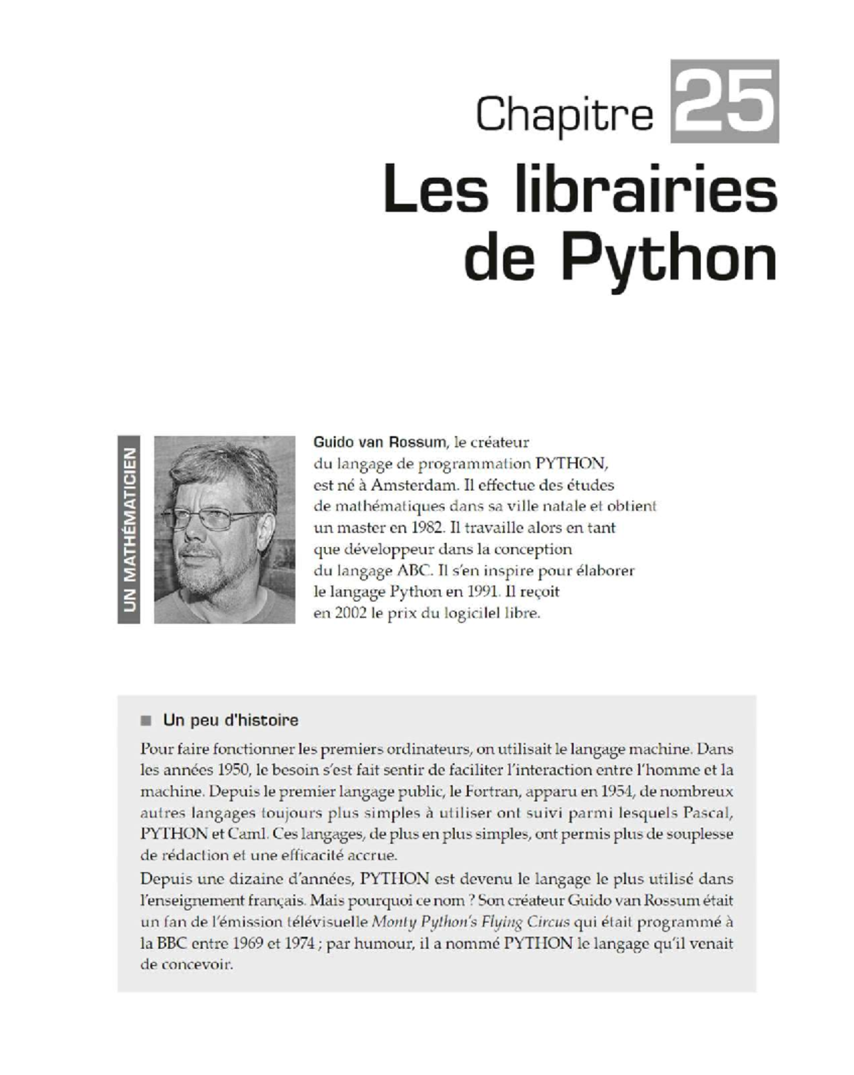Chapitre 25 : Les Librairies de Python - Résumé et Applications - Studocu