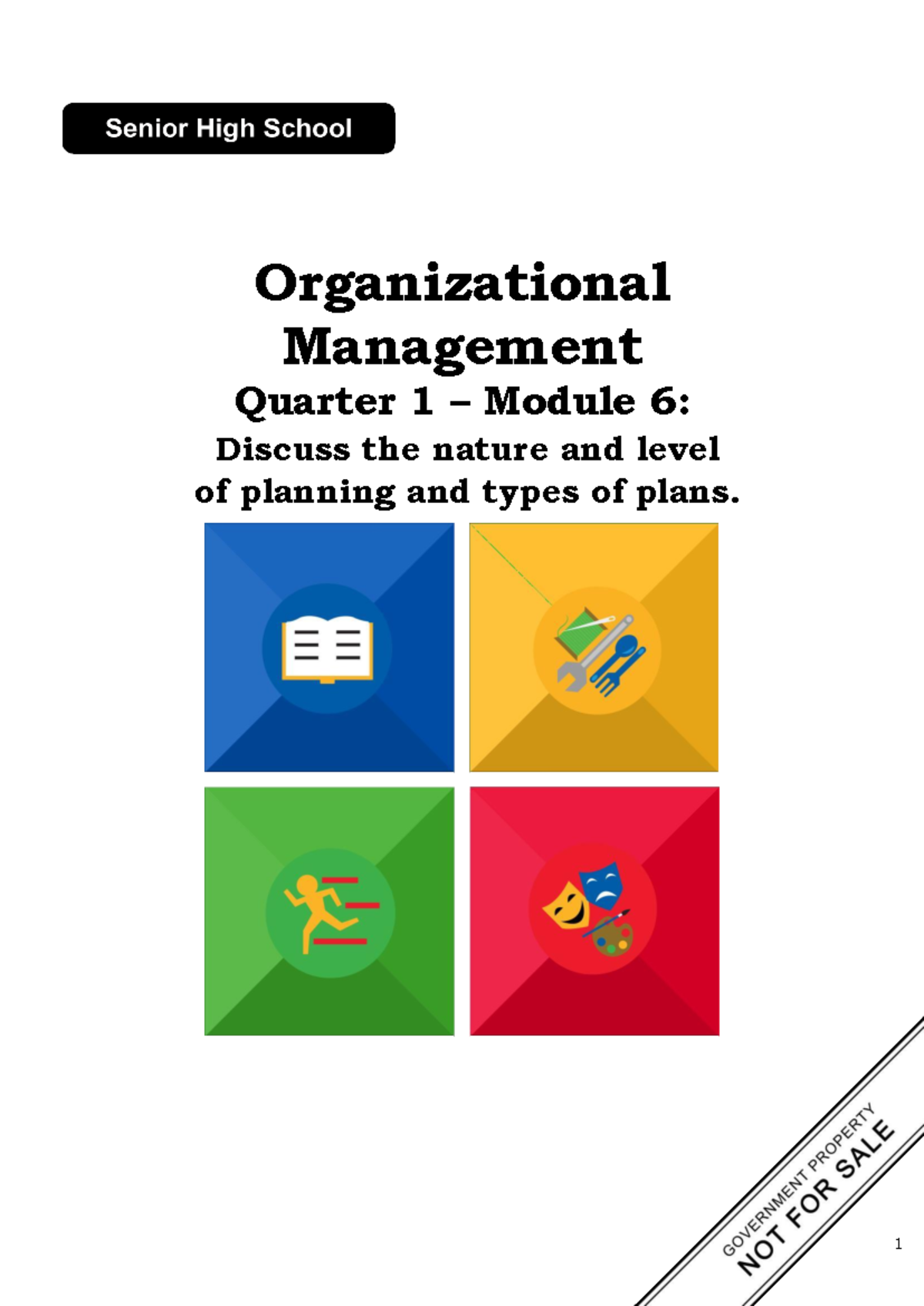 ABM 11 Q1 Module 6: Exploring Nature, Levels & Types of Planning - Studocu