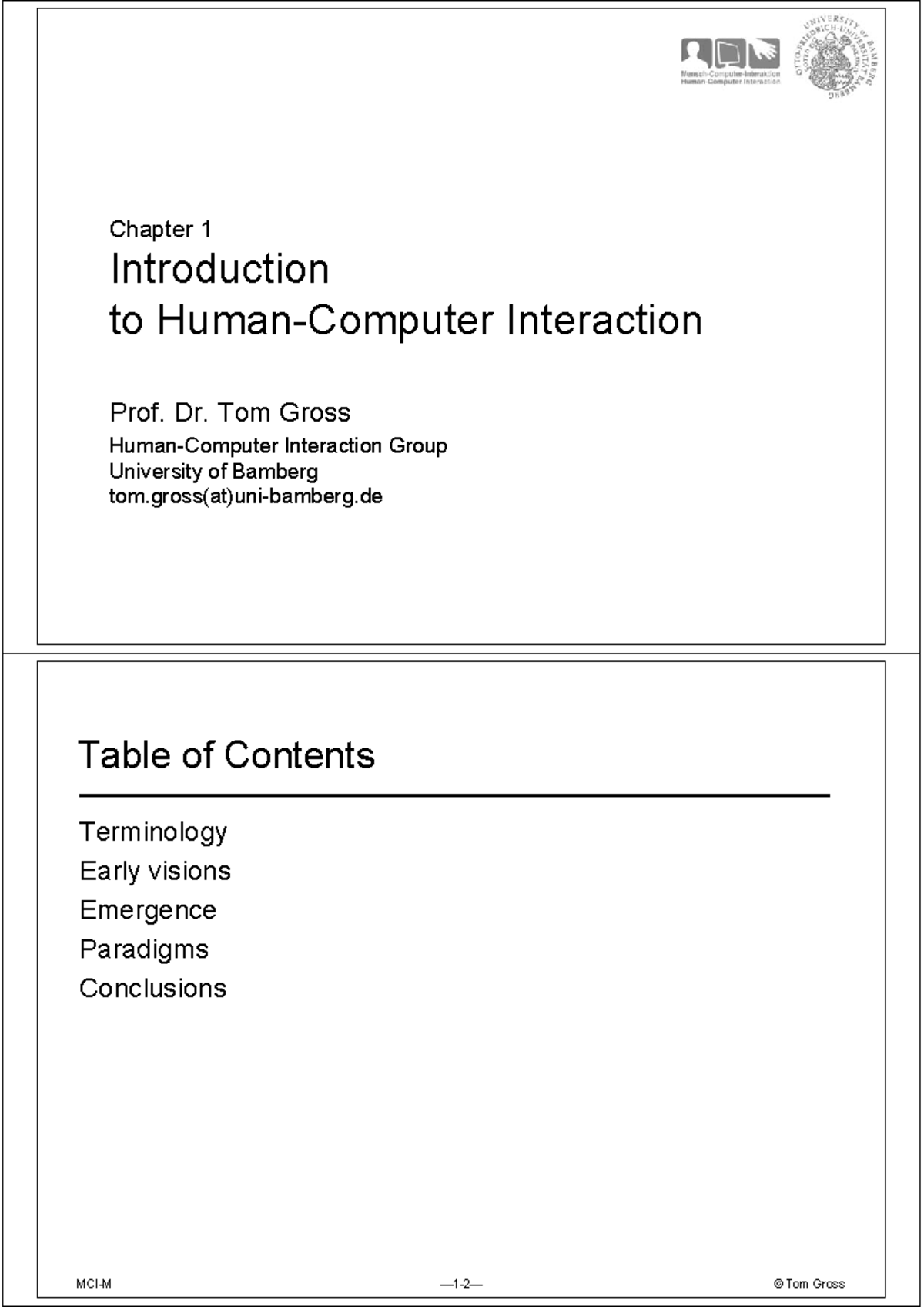 MCI-M01 Chapter 1: Introduction to Interaction and Computing - Studocu