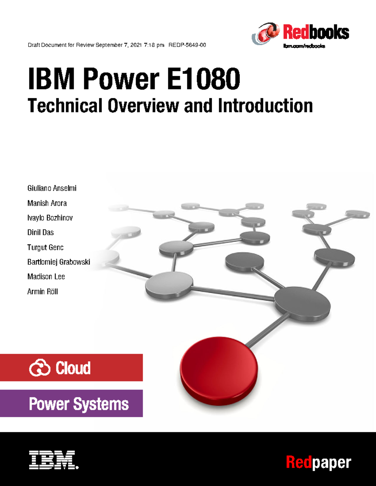 IBM Power E1080 Technical Overview & Intro - REDP-5649 Draft - Studocu