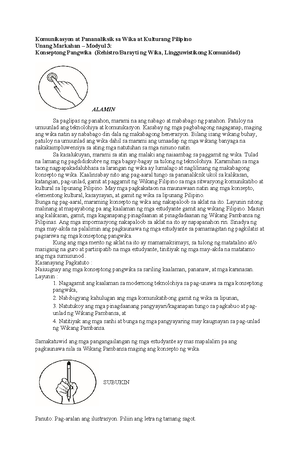 Introduction to Philosophy Module 1 Grade 12 - Studocu
