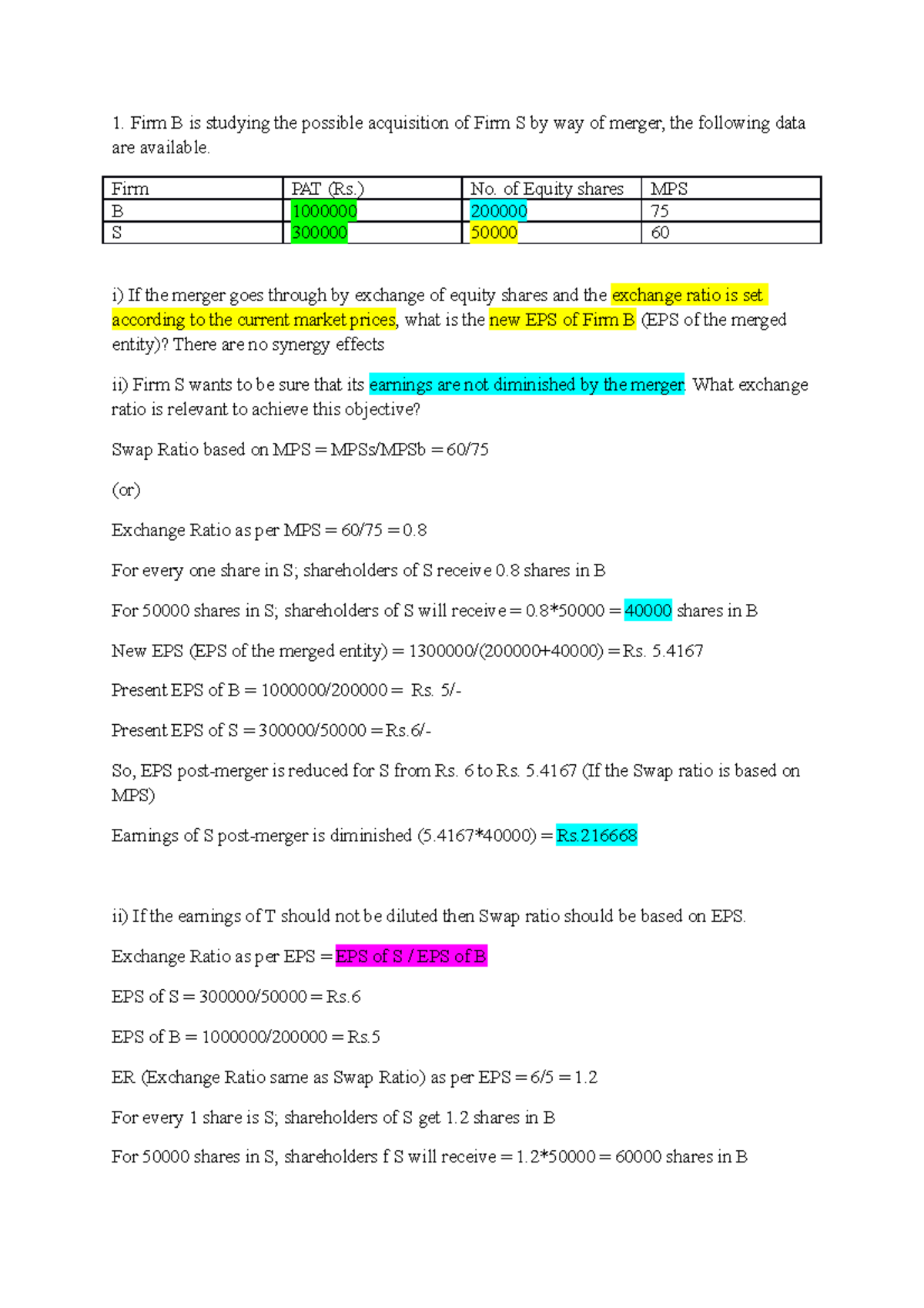 5. Understanding Swap Ratios in Mergers - A Comprehensive Analysis ...