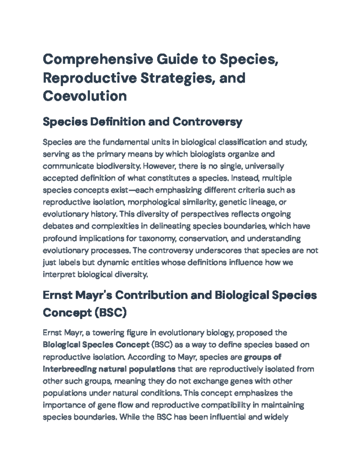 Understanding Coevolution: Mechanisms, Examples, and Implications in ...