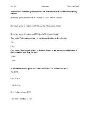 PPY 400 Calculating MME Assignment - Calculating the total daily dosage ...