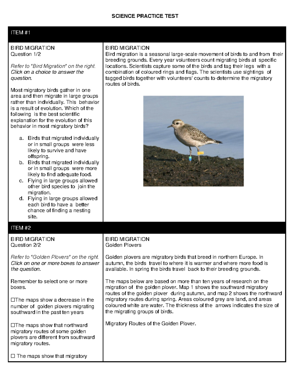 PISA2025-Pretest Posttest-Science Practice Questions and Insights - Studocu