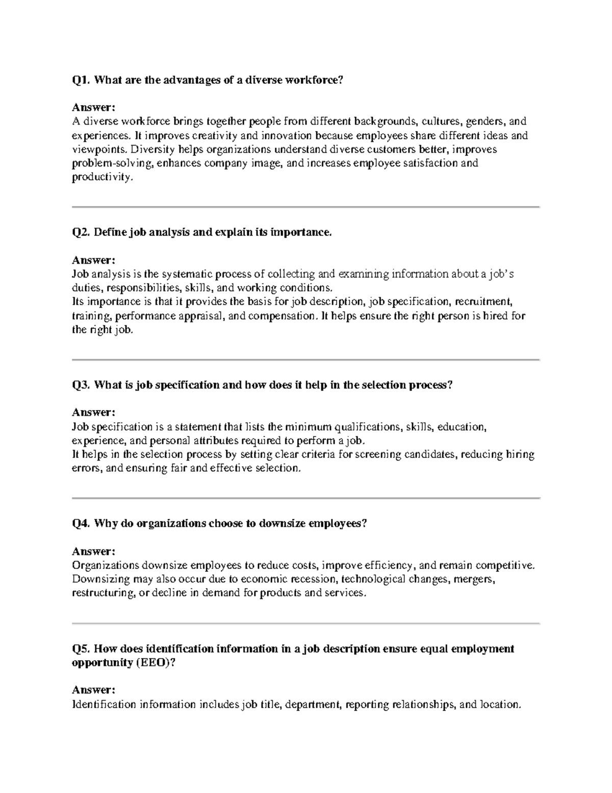 MGT501 - Midterm Exam Study Guide on HR Concepts and Practices - Studocu