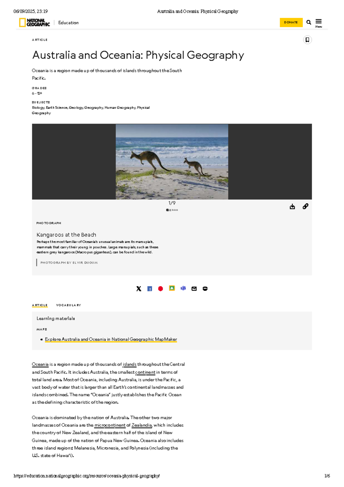 23:19 Australia and Oceania: Physical Geography Overview - Studocu