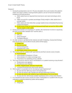 Adult Health Theory Exam 3 ATI practice quiz - Diabetic ketoacidosis is ...