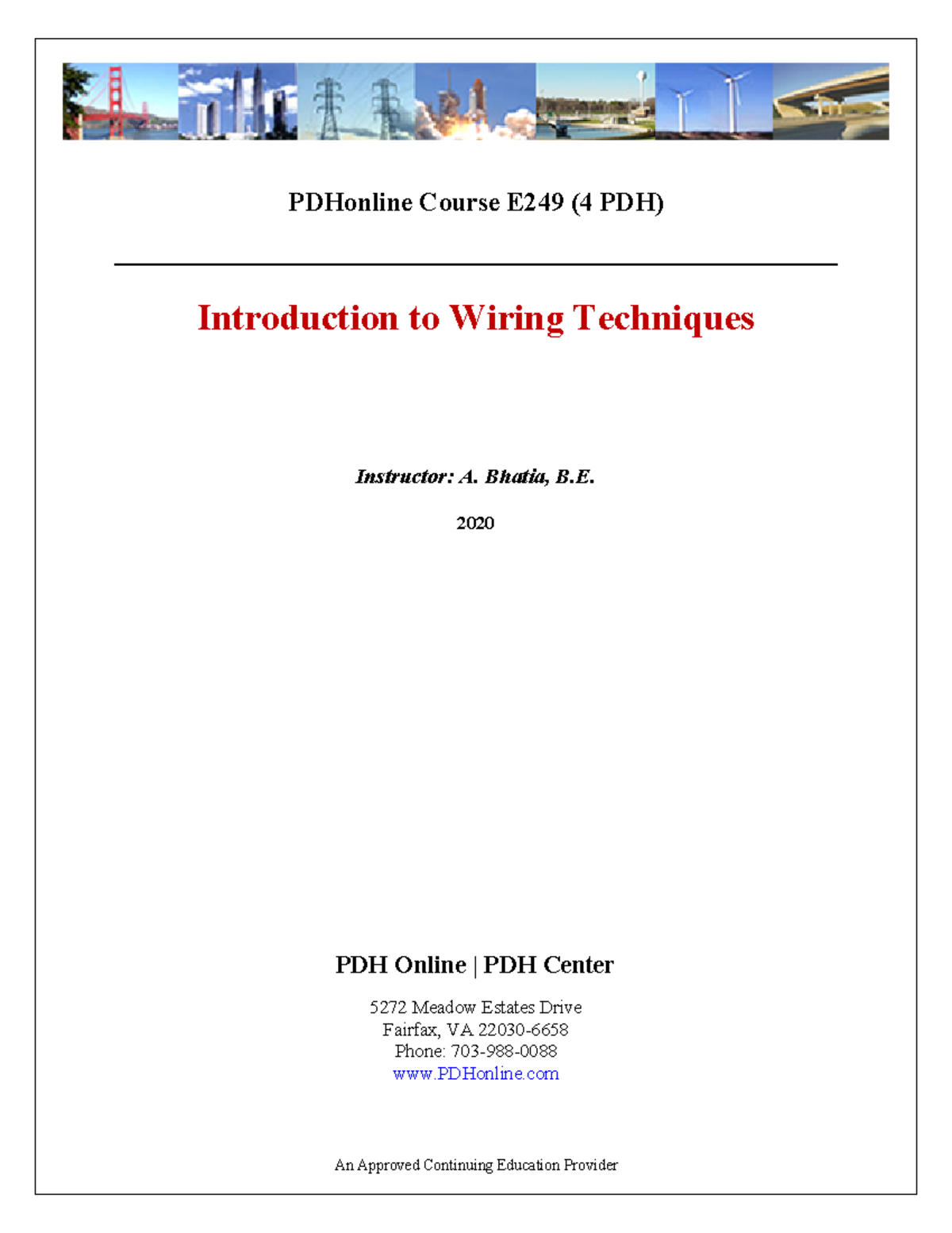 Mod04 Chapter 2 Wiring Techniques - PDHonline Course E249 (4 PDH ...