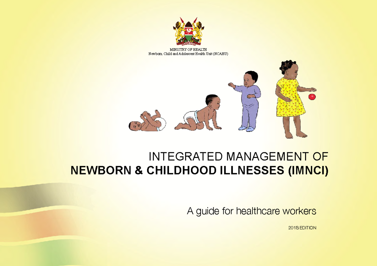 2018 IMNCI Chart: Integrated Management of Newborn & Childhood ...