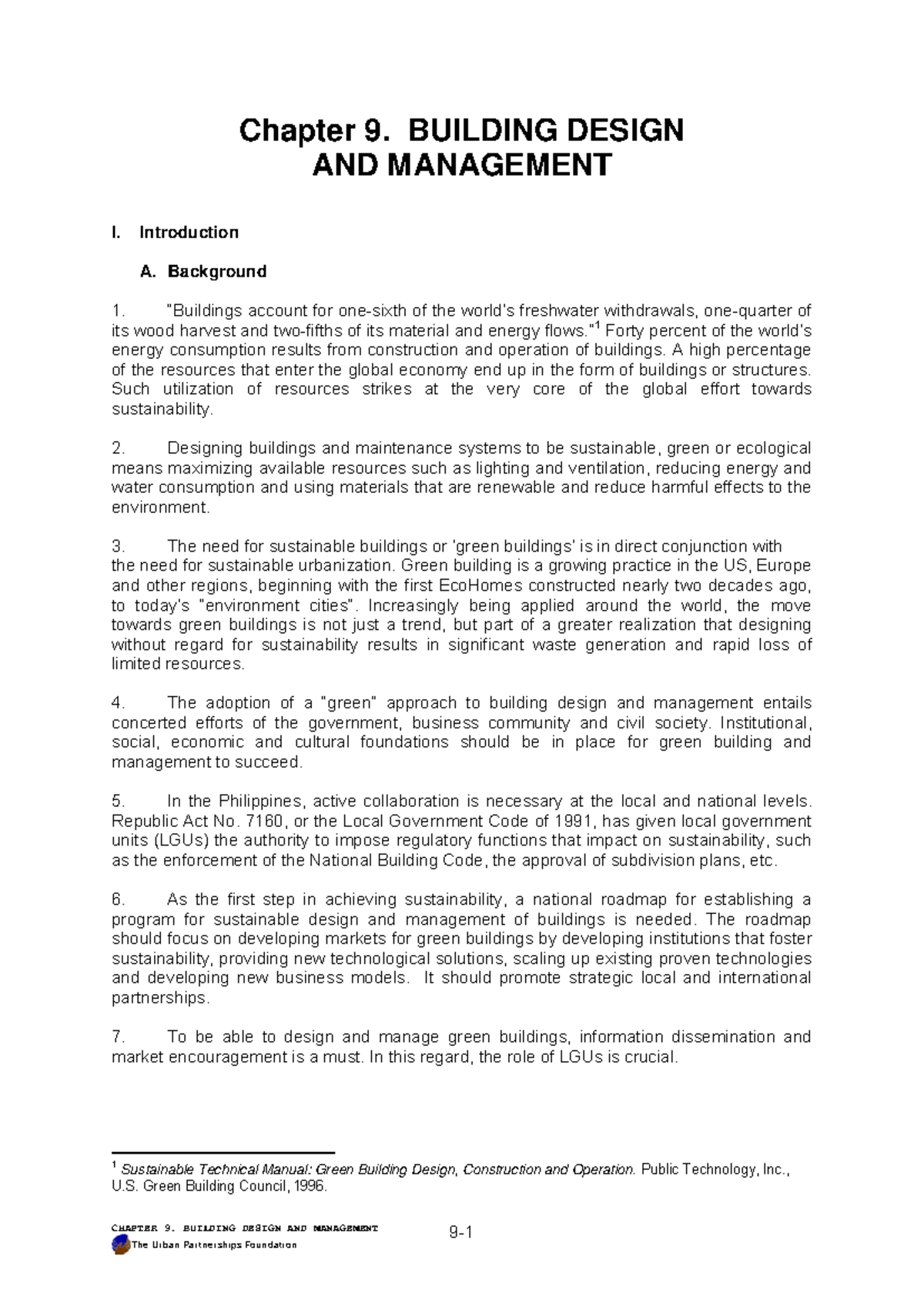 Chap-09 - Sustainable Building Design & Management Principles - Studocu