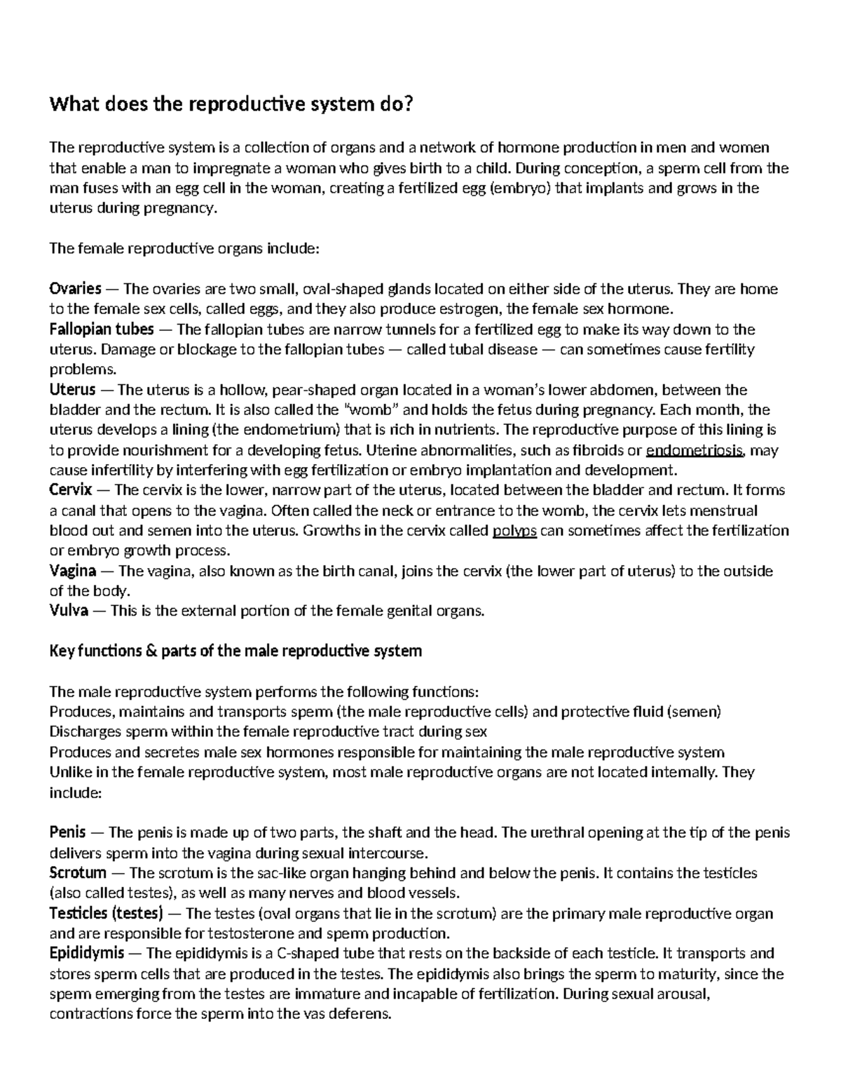 Reproductive System Overview: Functions & Menstrual Cycle Insights ...