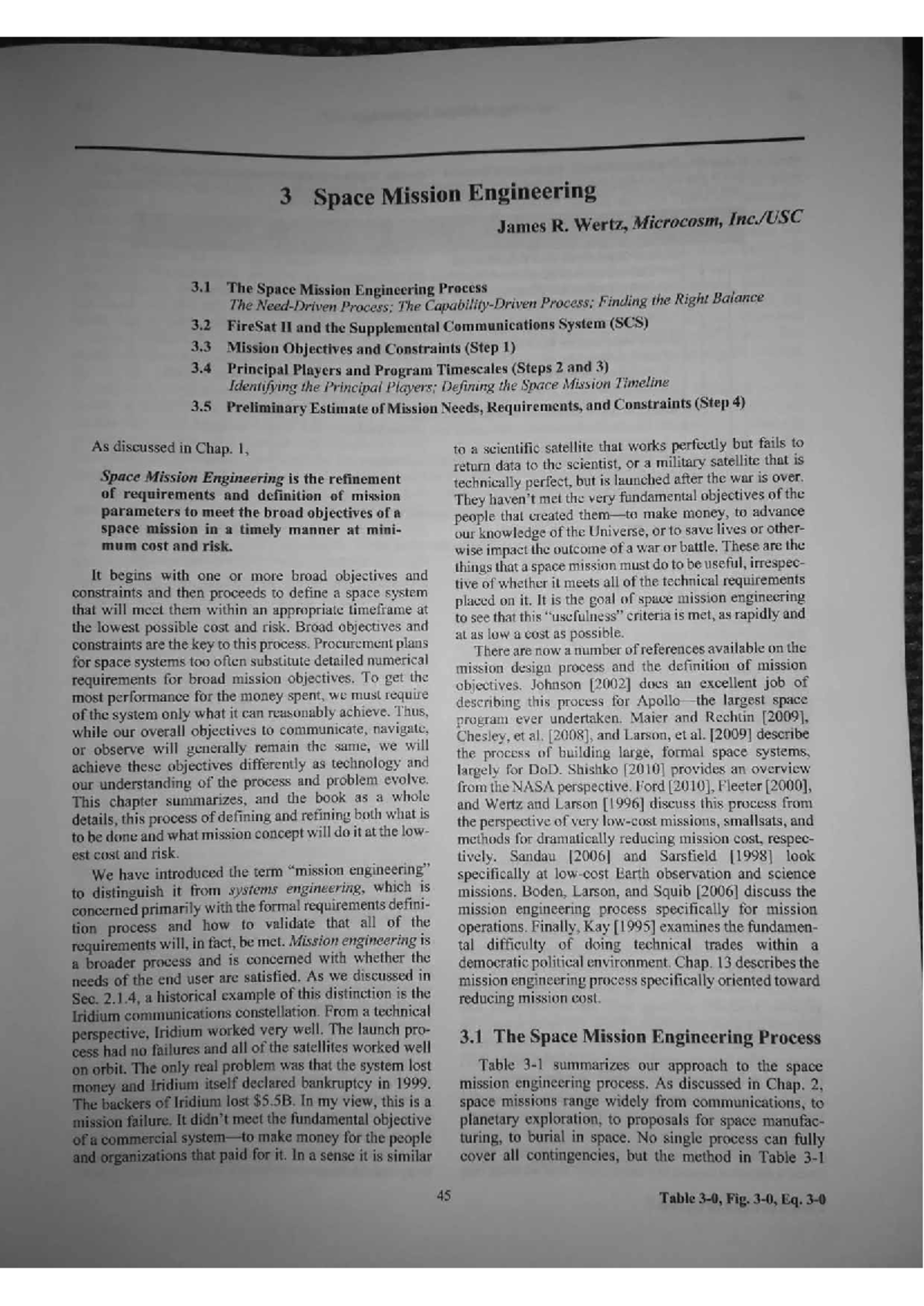 Space Mission Engineering: Overview of FireSat II and SCS - Studocu