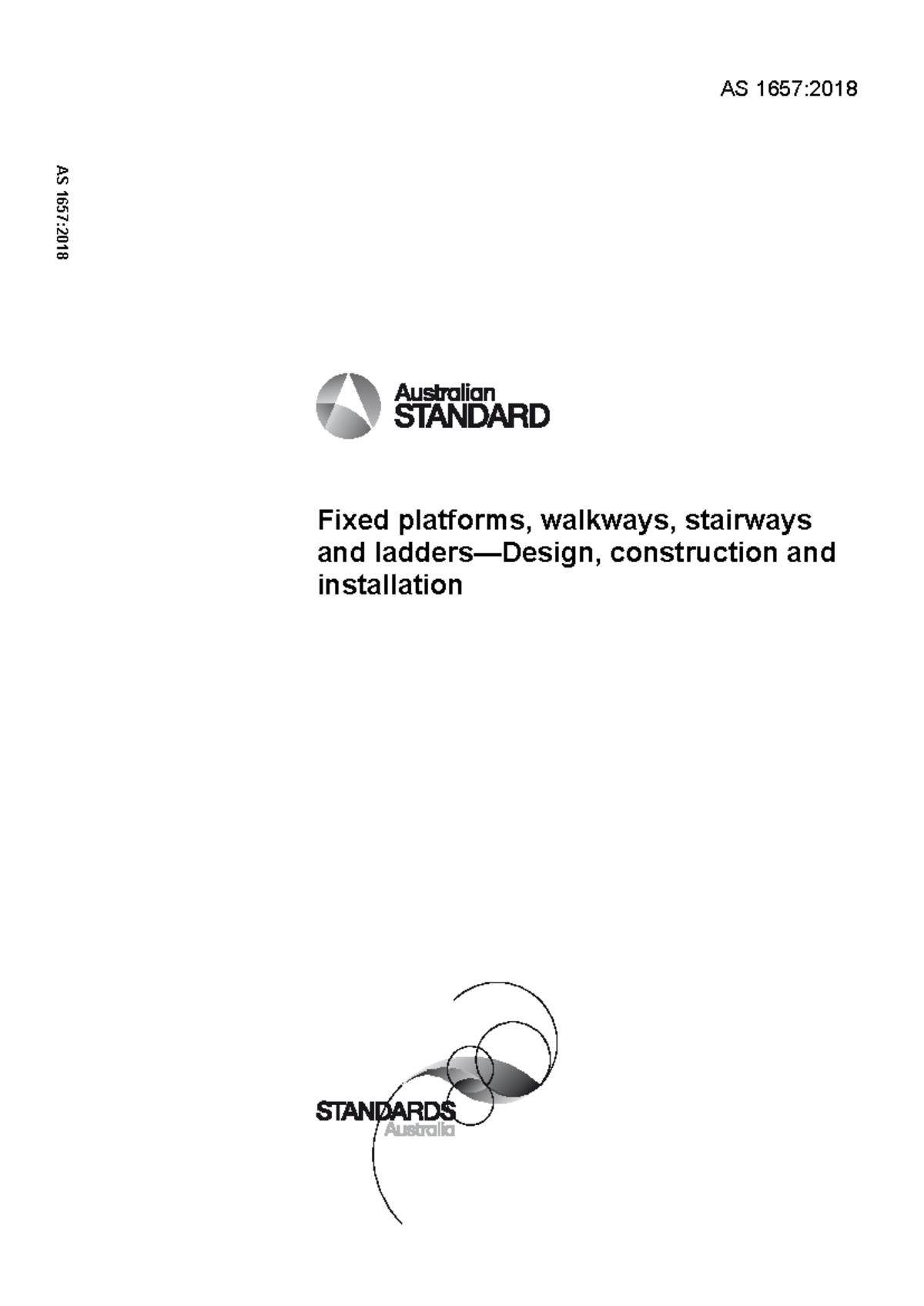 AS1657-2018 - Fixed Platform Design - Fixed platforms, walkways ...