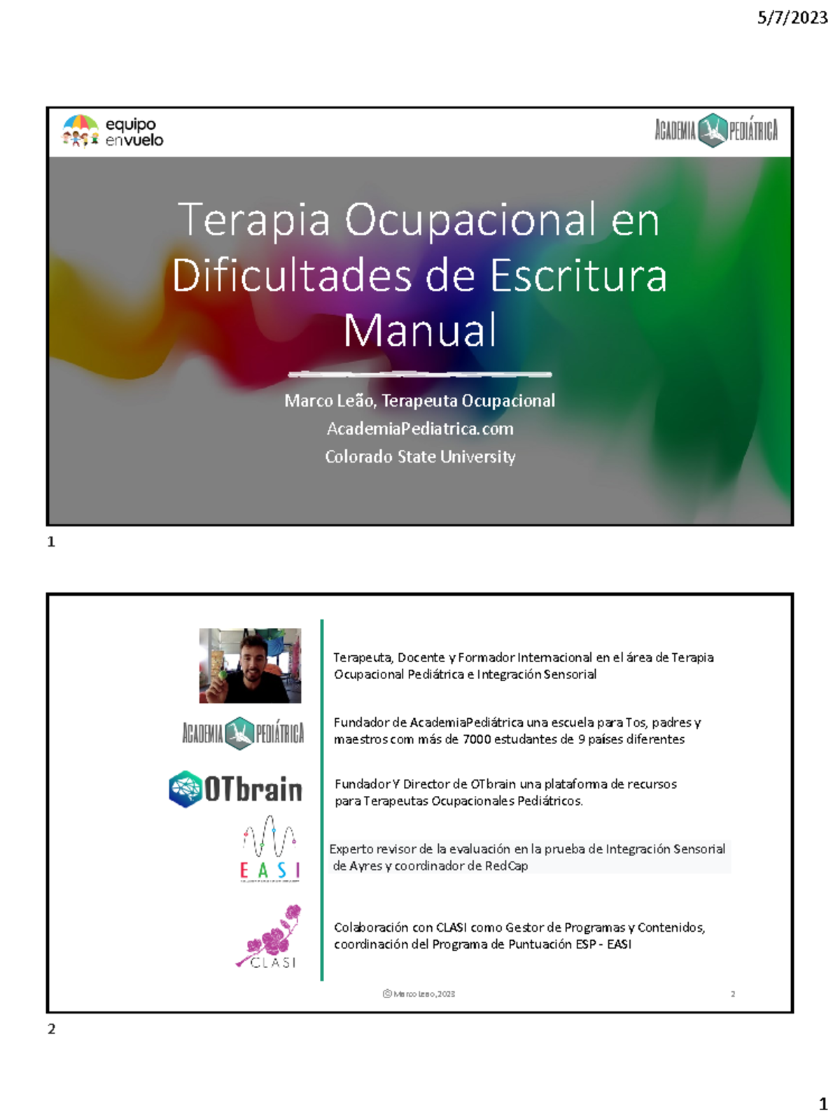 Hojas De Trabajo De Escritura A Mano Para Terapia Ocupacional