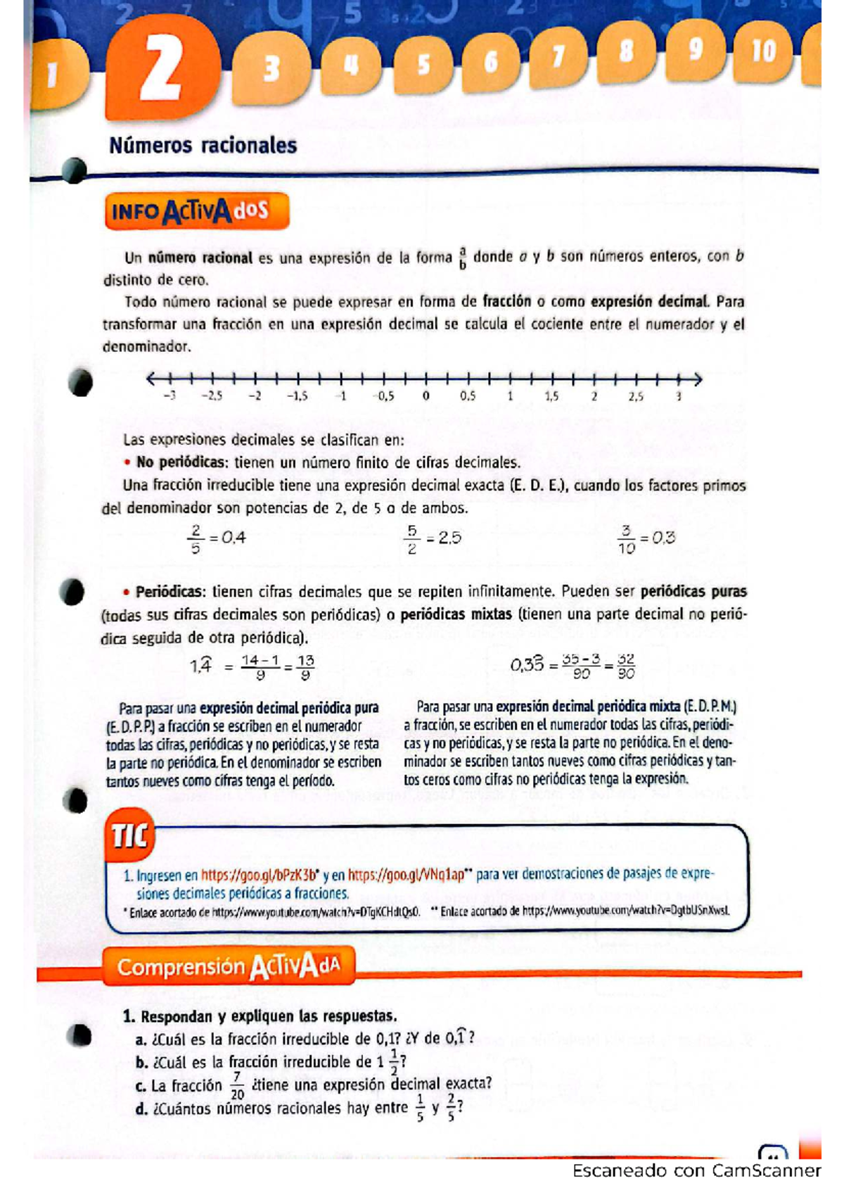 Números Racionales: Conceptos y Operaciones (Parte 1) - Studocu