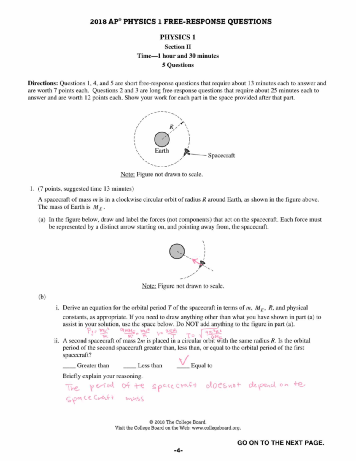 AP Physics 1 FRQ Study Guide - Exam Prep - Studocu
