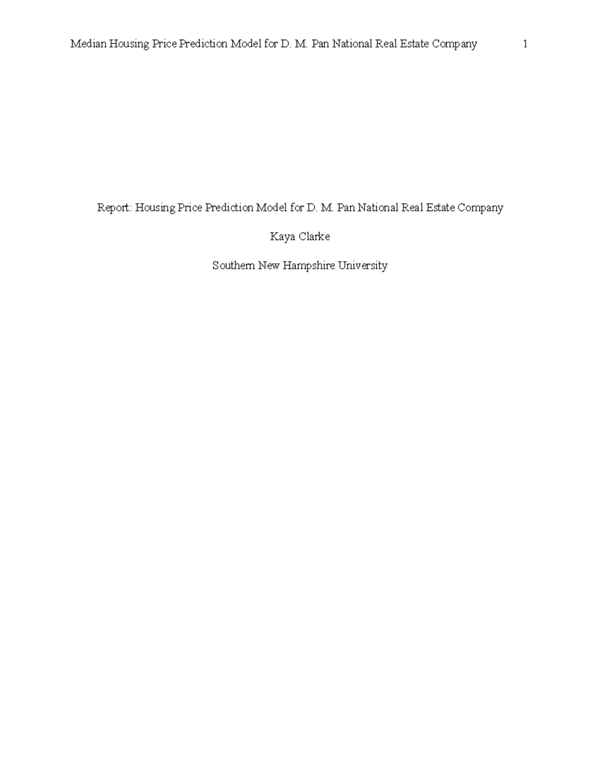 MAT 240 Module 5 Assignment - Hypothesis Testing for Regional Real ...