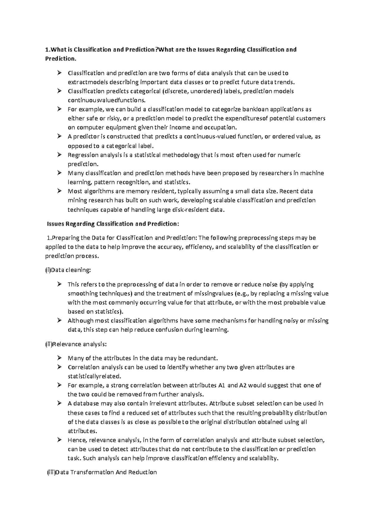 Classification and Prediction: Key Concepts and Issues in Data Analysis ...