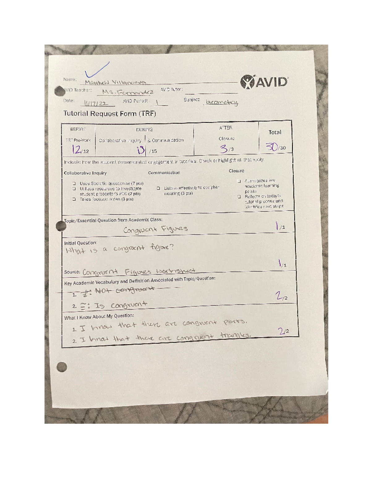 AVID Notes - Study Guide for Course AVID 53 - Studocu