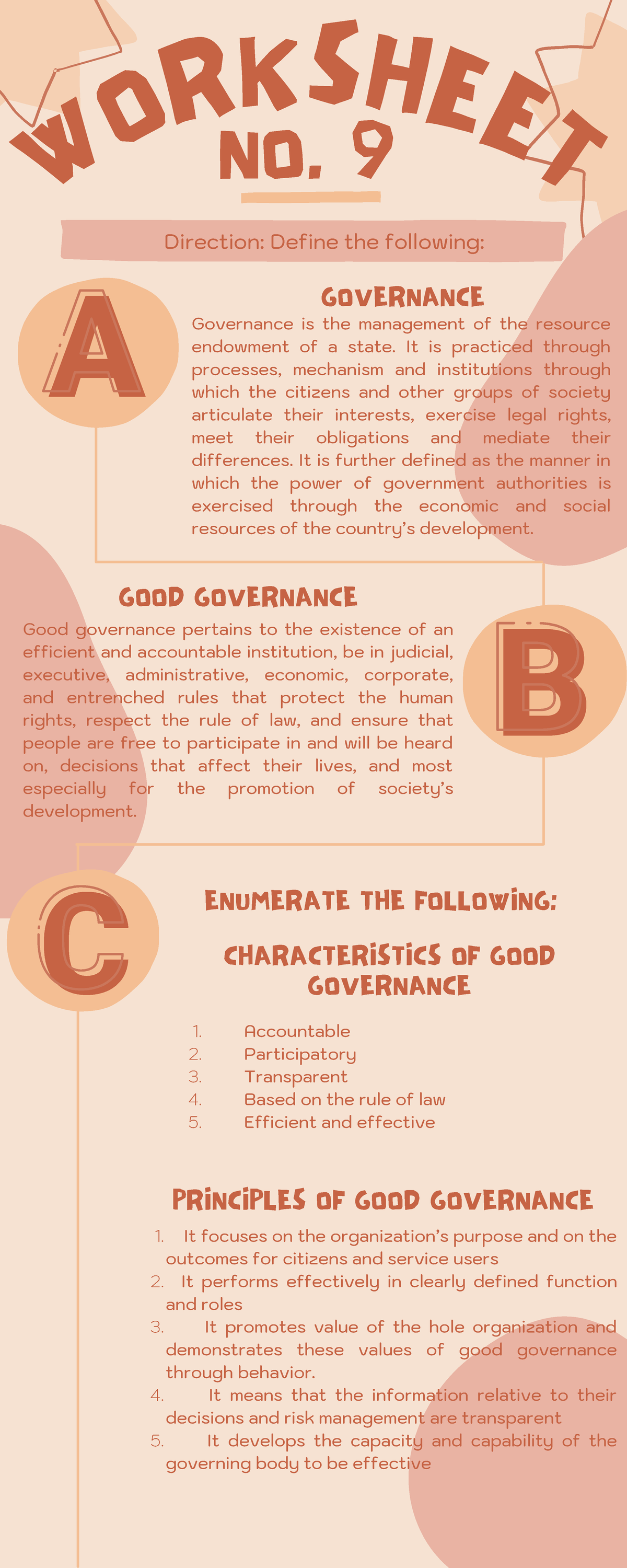 Worksheet 9-12: Notes on Governance, Voting Rights, and Poverty - Studocu