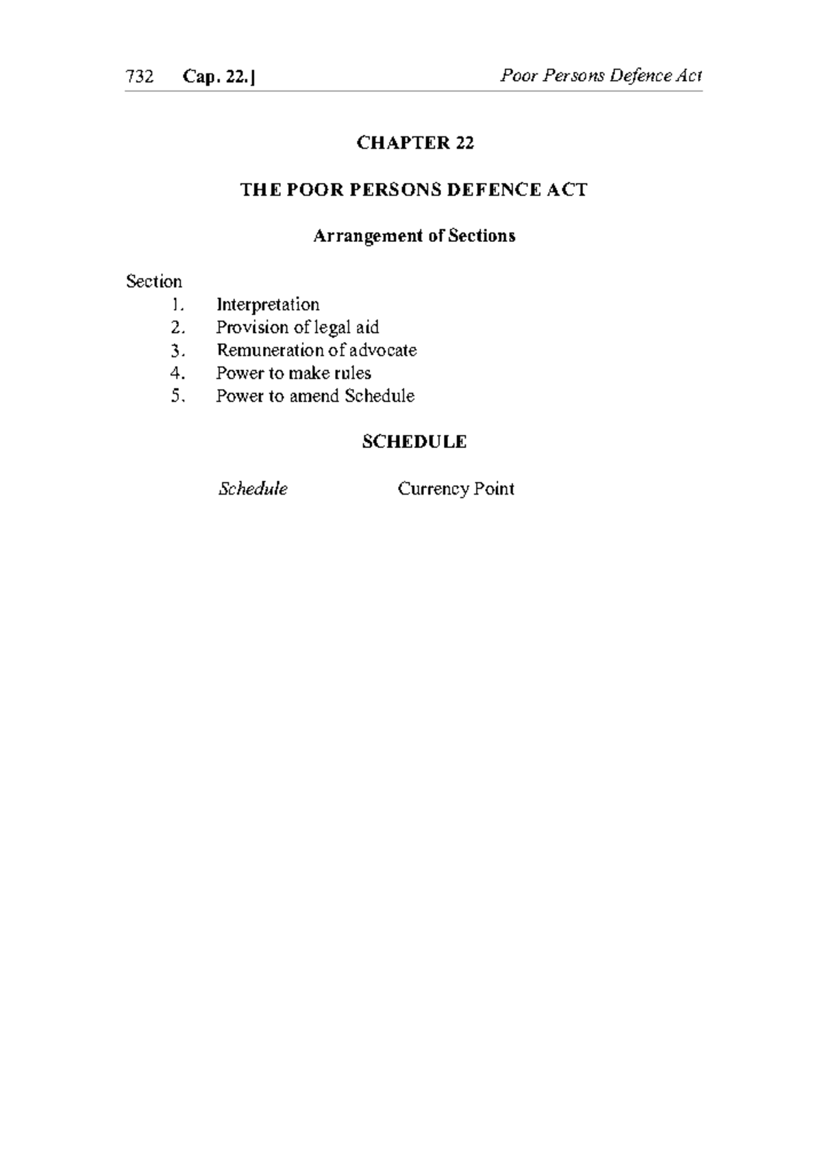 Poor Persons Defence Act [Cap. 22]: Legal Aid Provisions Explained ...