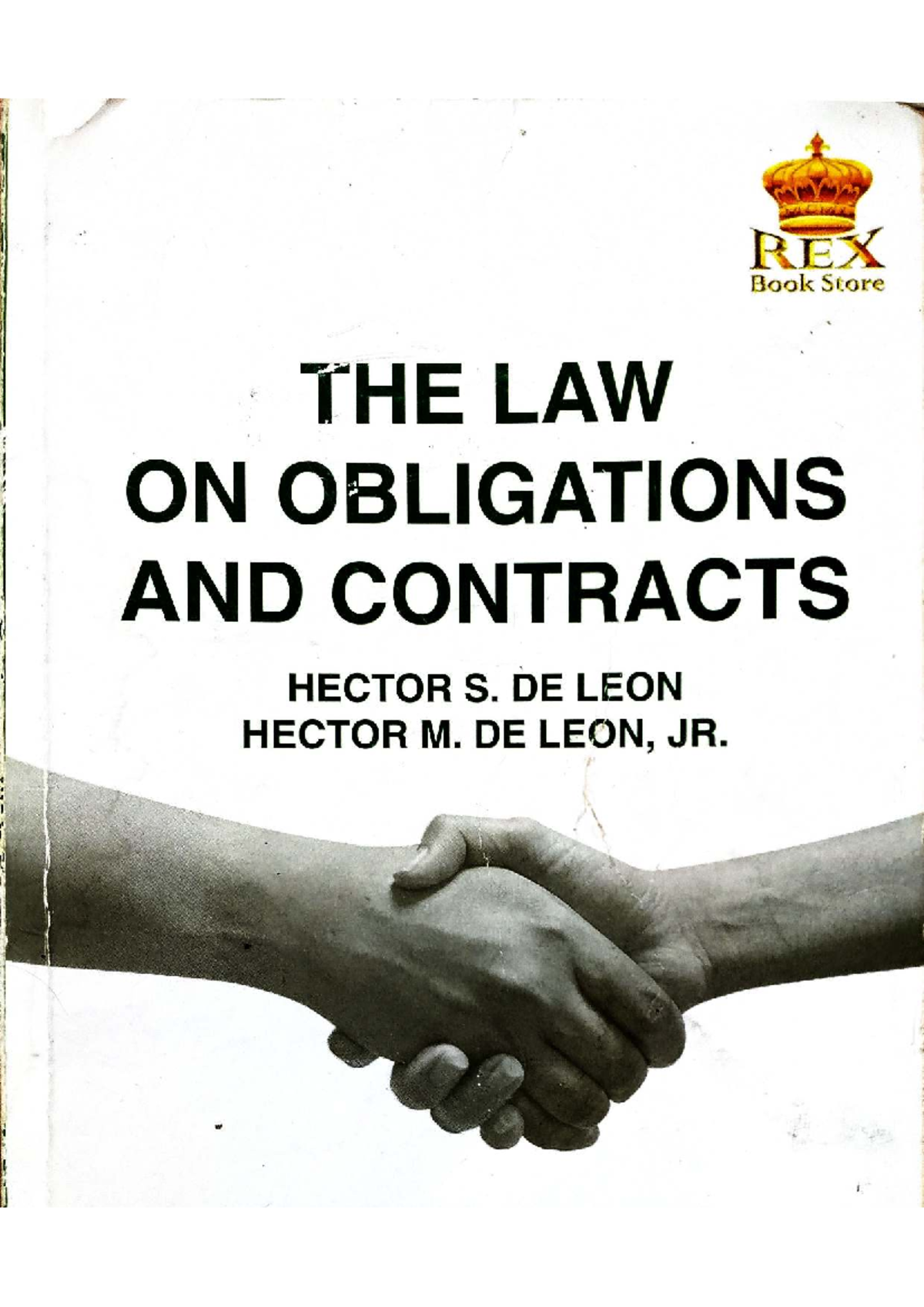 Oblicon REX: Chapter 1 - The Law on Obligations and Contracts - Studocu