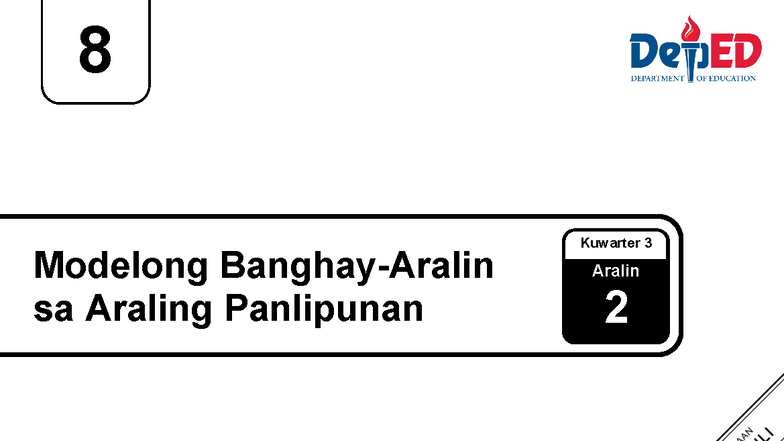 Q3 LE AP8 Banghay Aralin sa Araling Panlipunan 8: Linggo 2 - Studocu