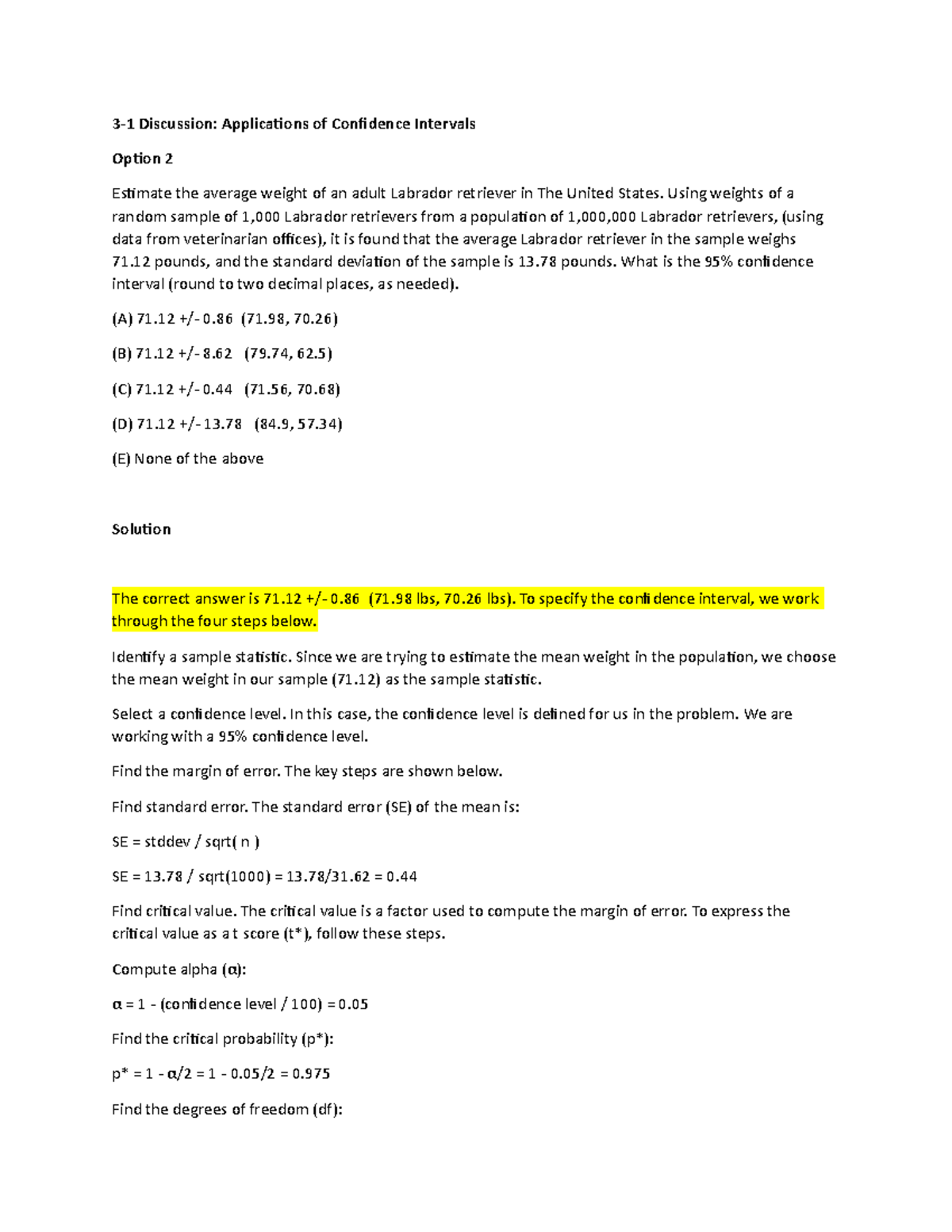 Mat 240 Module 3 Discussion 3 1 Discussion Applications Of