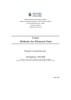 Cours La Construction Mixte Acier-Béton - Ministère de l’Enseignement Supérieur et de la ...
