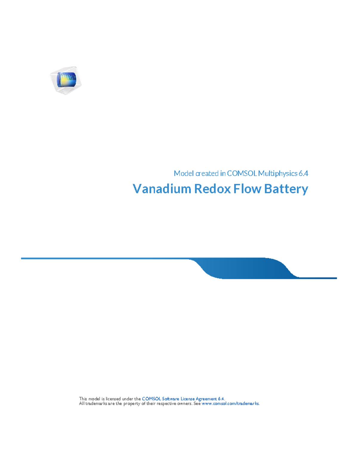 COMSOL 6.4 Model: Vanadium Redox Flow Battery Analysis - Studocu