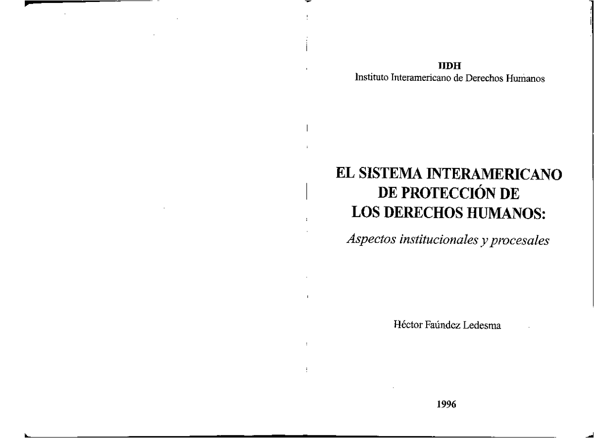 Iidh 18 El Sistema Interamericano De Protección De Los Derechos 0012