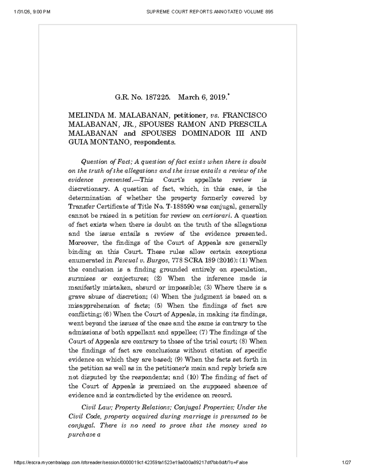 23. Malabanan v. Malabanan Jr. G.R. No. 187225: Supreme Court Ruling on ...