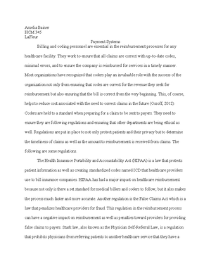 Him350 case study - HIM 350 Case Study Memorial Hospital is the largest ...